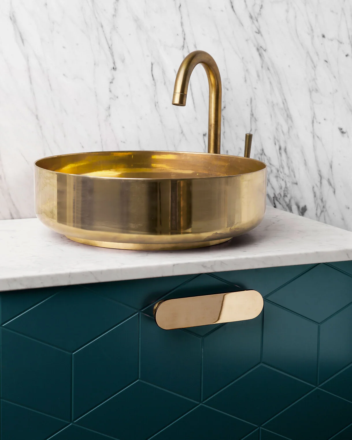 Blandebatteri EVO i messing, krom og kobber | Superfront